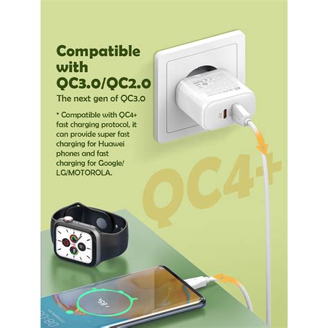 KM Lighting LDNIO Fast Charging PD QC USB Port Charger 45W A2526C