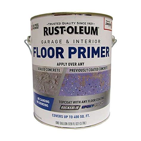 Rock Solid Rust Oleum 338806 Gallon Concentrate Floor Primer Gray Brickseek