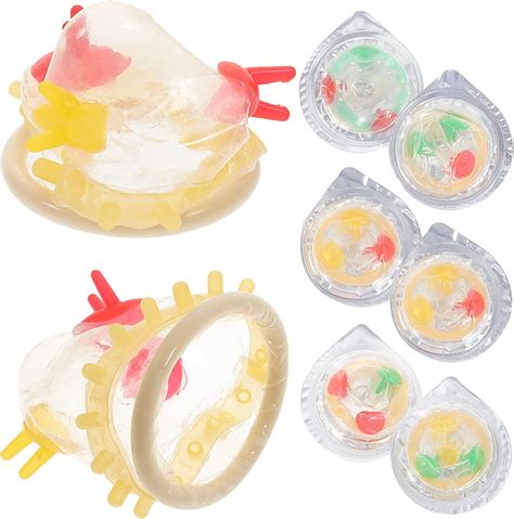 Adorainbow 10 Unids Condones Colorido Flor Alienígena