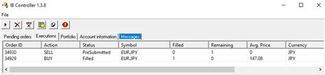 Fill On Executions Tab Of Ibc But No Position Shown On Portfolio Tab