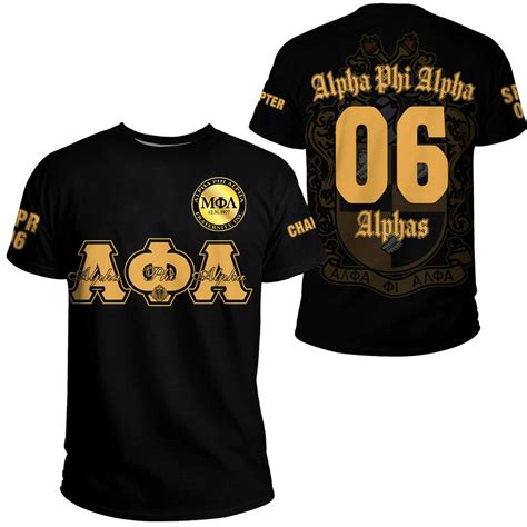 Fraternity Tshirt Alpha Phi Alpha Mu Phi Lambda Tshirt Kreamshirt
