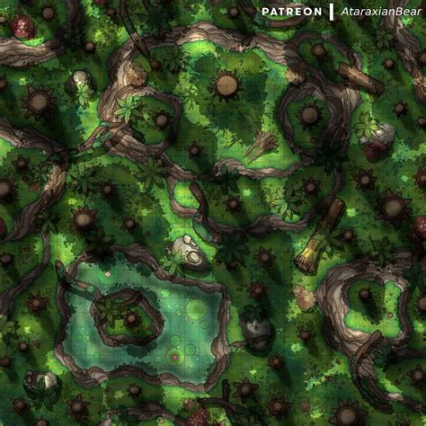 Forest Encounter Box 10 Free Maps For Your Adventure AtaraxianBear Fantasy Map Dungeon