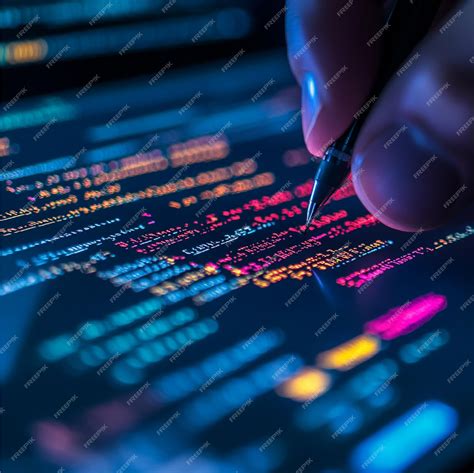 A Closeup Of Code Being Written In A Programming Language With Syntax Highlighting And Debugging
