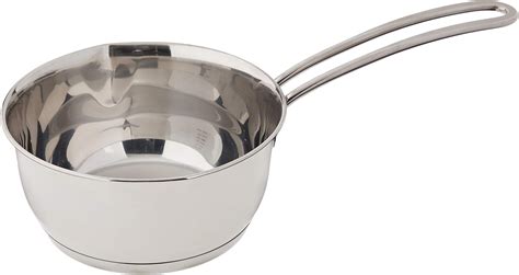Saucepan With Pour Spouts Stainless Steel Handheld Oil Pan