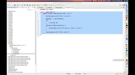 Basic Java Part 23 Try Catch Block And Throws In Java To Handle The