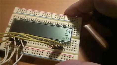 Msp430 Gpio Direct Drive Segment Lcd Youtube