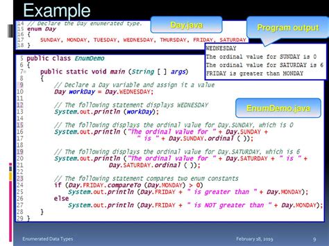 Enumerated Data Types Enum Types Enumerated Data Types Ppt Download
