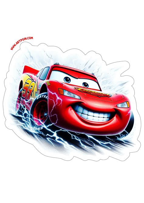 Arquivo De Lightning Mcqueen Art Poin