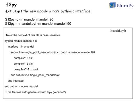 F2py Python For Computational Science October 2017 Cineca Ppt Download