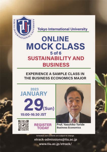 Tiu Mock Class 5 Of 6 Sustainability And Business Tiu Etrack