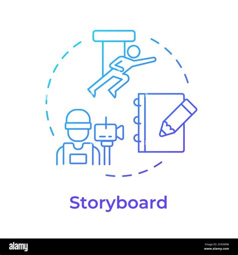 Storyboard Multi Color Concept Icon Stock Vector Image And Art Alamy