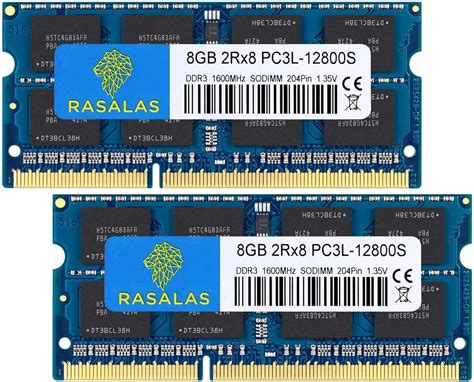Jp Pc3l 12800 16gb ノートpc用メモリ Ddr3l 1600mhz 8gb×2枚 Sodimm Cl11 204pin Non Ecc 電圧1 35v