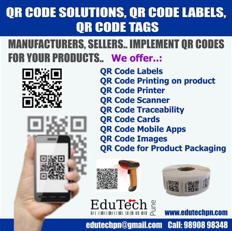 Edutech Pune Qr Code Traceability Solutions Qr Code