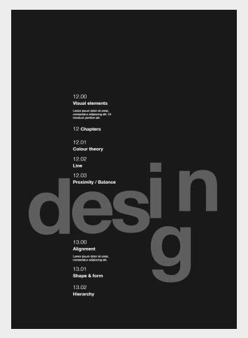 Hierarchy Principle Of Design