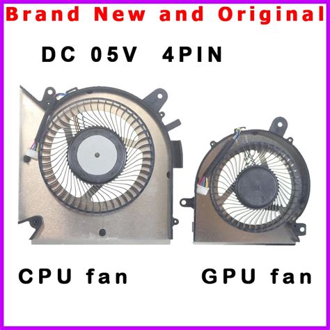 노트북 Cpu Gpu 팬 쿨러 Msi Ms 16w1 F65 Gf65 얇은 10sd 10sdr 10se 10ser 9sd 9se