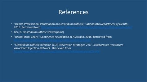 Clostridium Difficile Powerpoint Presentation Pptx