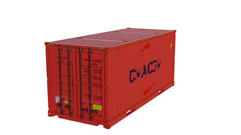 Intermodal Container With Procedural Shader Works In Progress