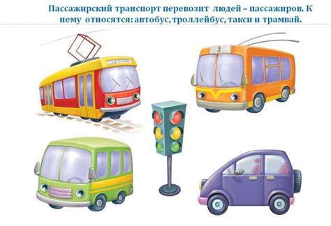 Общественный транспорт картинки для детского сада