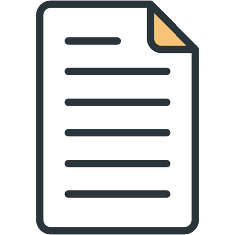 File Generic Outline Color Icon