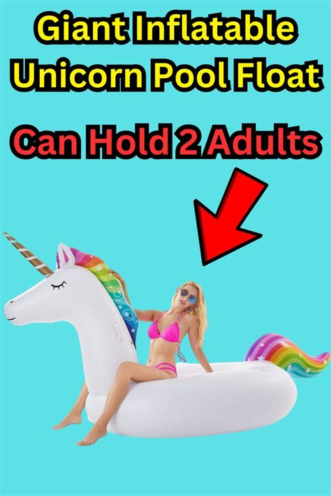Giant Inflatable Unicorn Pool Float