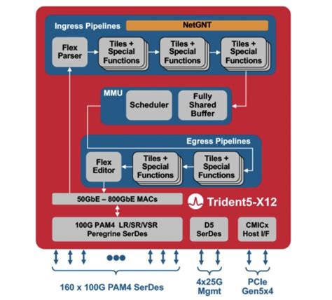 Broadcom Trident 5 X12 With 800gbe And Ai Launched Slightly Sarcastic