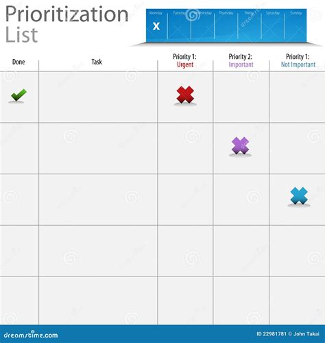 priority chart vector illustration 14839524