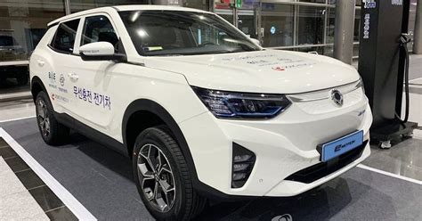 쌍용차 전기자동차 무선 충전 플랫폼 공개