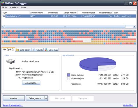 Defraggler Darmowy Program Do Defragmentacji Dysku [windows] ~ Gospoda I Blog O Windows I Linux