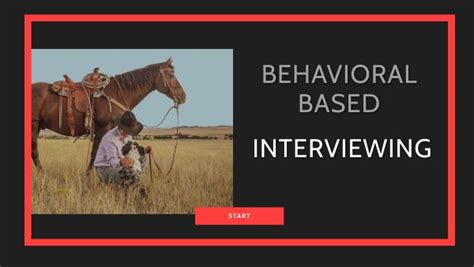 Behavioral Based Interviewing Genially