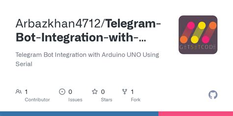 Github Arbazkhan4712telegram Bot Integration With Arduino Uno Using Serial Telegram Bot