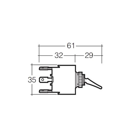 Electrical Switches Onoff Toggle Switch Led Red