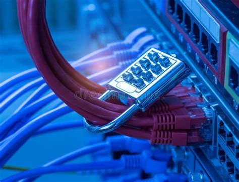 Network And Data Protection Concept With Padlock Stock Image Image Of Password Communication