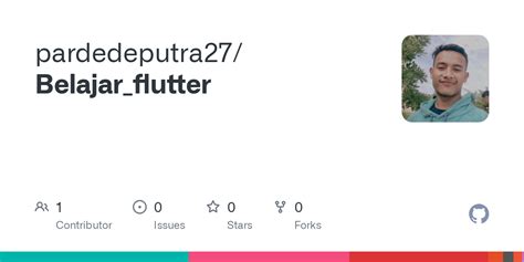 Github Pardedeputra Belajar Flutter