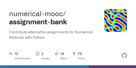 GitHub Numerical Mooc Assignment Bank Contribute Alternative Assignments For Numerical
