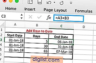 Kaip pridėti arba atimti datas Microsoft Excel