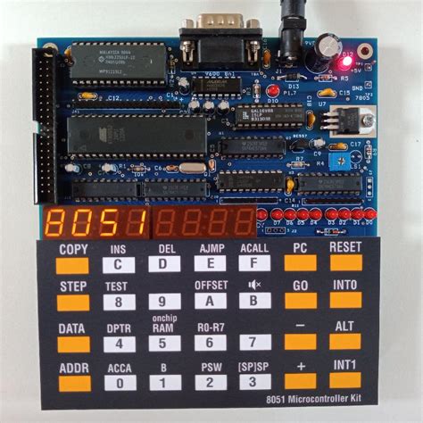 build your own 8051 microcontroller kit