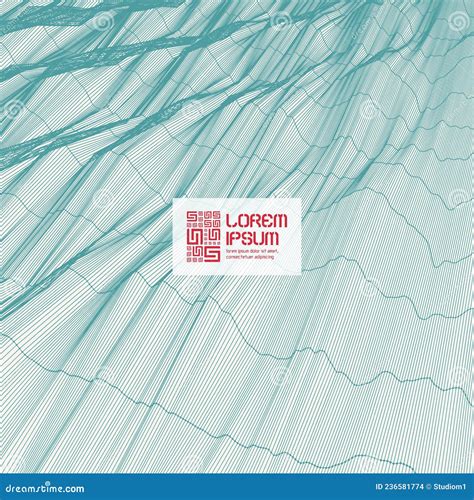 Lattice Structure Science Or Technology Background Graphic Design 3d Grid Surface Stock