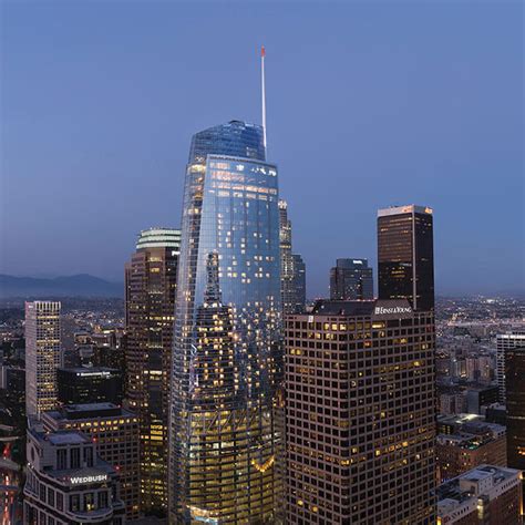 Wilshire Grand Center Los Angeles Usa Construction Specialties