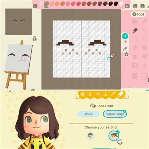 Eyebrows Design Acnh Pin On Acnh Use These Custom Design Codes To