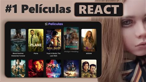 Proyecto 01 Películas Con ⚛️react Y Consumo De Api Youtube