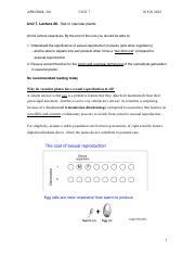 Understanding The Evolutionary Significance Of Sexual Course Hero