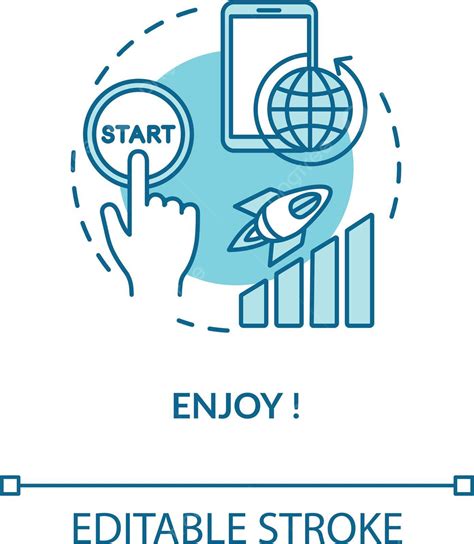 Turquoise Icon For Seamless Internet Connection Outline Art Start