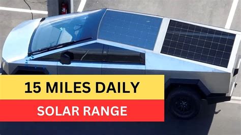 Tesla Confirms Cybertruck Solar Panel That Could Generate 15 Of Daily