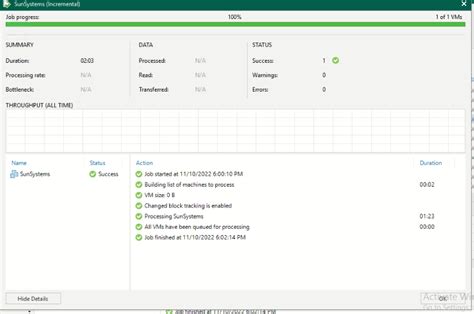 The VMware VM Is Appearing As 0 Kb When Creating A Job How To Do Fix This In Order For The VM