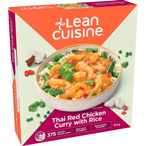 Calories In Lean Cuisine Bowl Thai Green Curry With Rice Calorie
