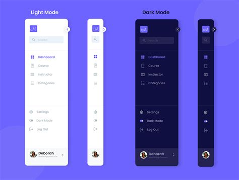 Dashboard Side Menu On Behance