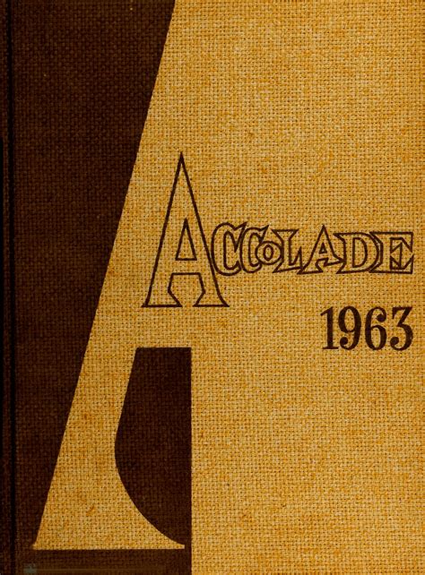 1963 Yearbook From Loy Norrix High School From Kalamazoo Michigan