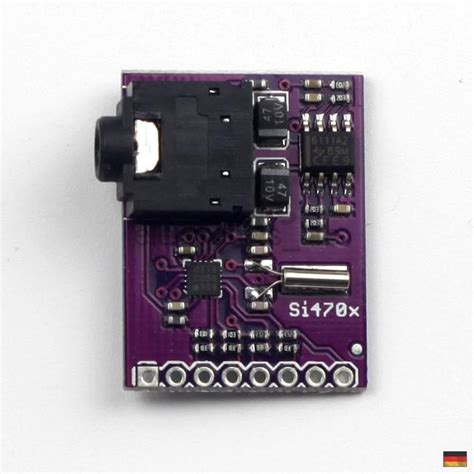 si4703 radio fm tuner breakout evaluation rds rbds board modul arduino