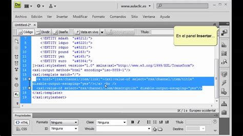 Dreamweaver Cs4 Incluir Contenido Xml Youtube