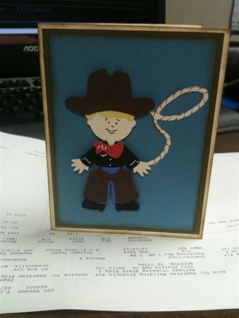 Western Theme Card Card Making Cards Western Theme